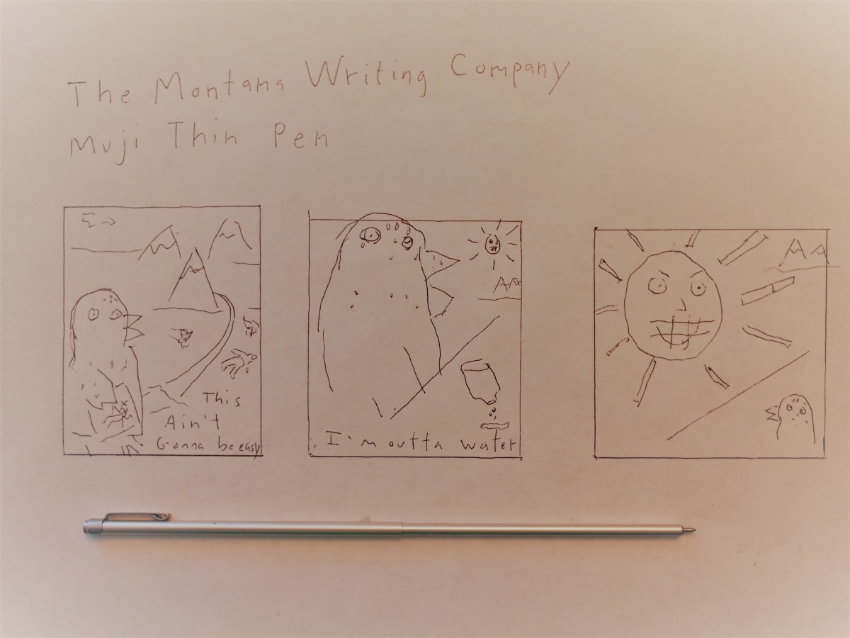 Comic – The Muji Thin Ballpoint Pen – The Montana Writing Company